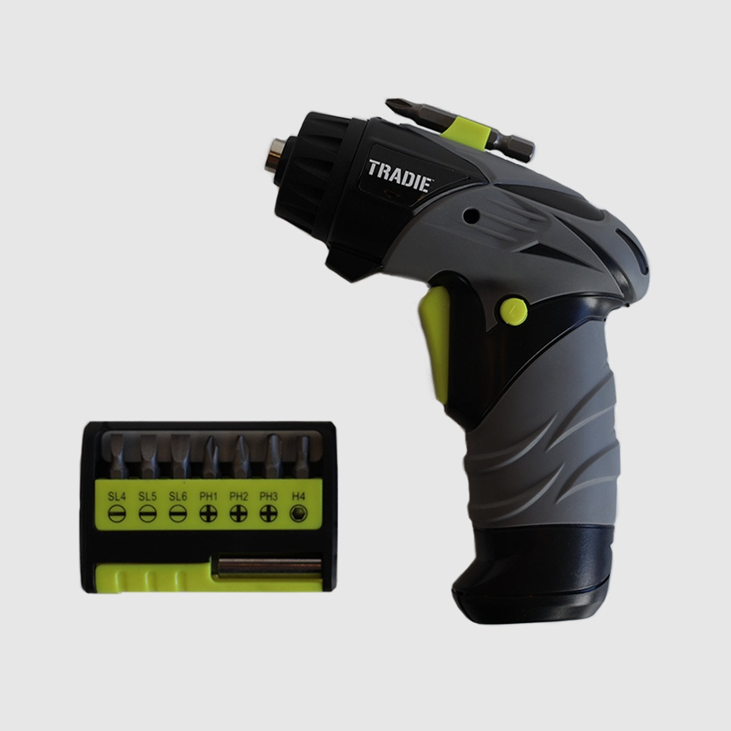 Cordless Screwdriver (Power Tool) - Grey | TRADIE
